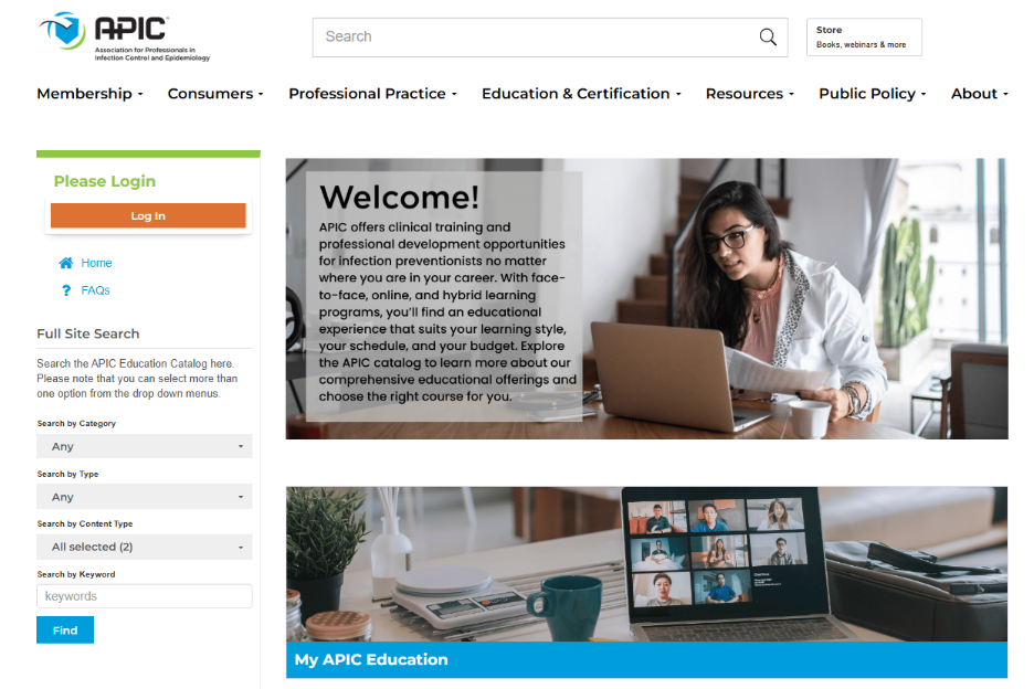 APIC Education Dashboard – APIC Knowledge Base